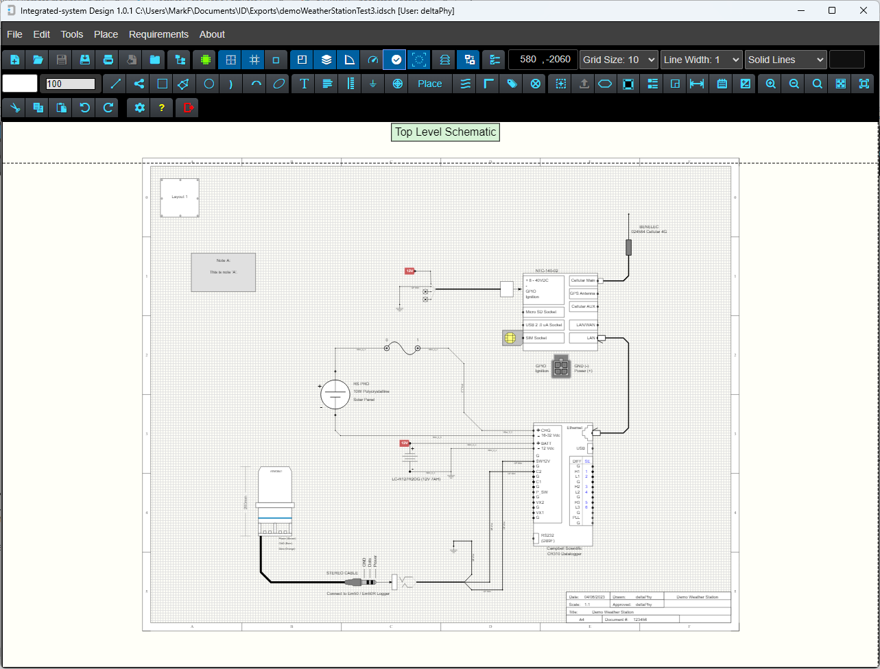 Electrical Schematic Software | Integrated-system Design by deltaPhy